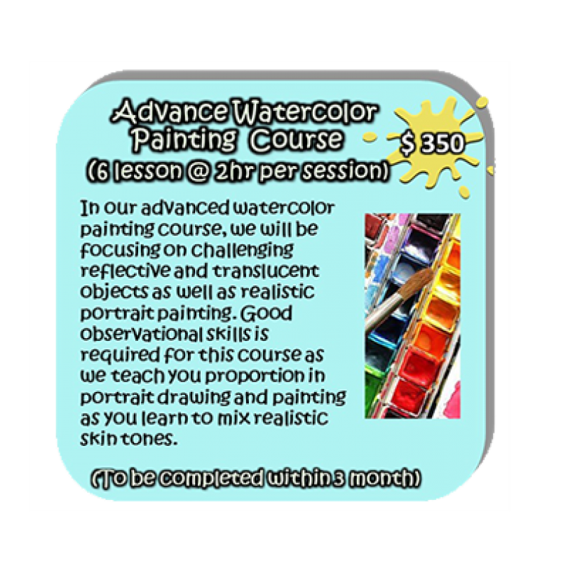 Advance Watercolor Painting Course